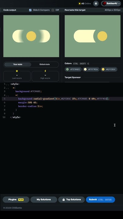29/12/2024 - CSS battle - Daily Challenge Solution - 100% Match | #html #css #cssbattle - YouTube