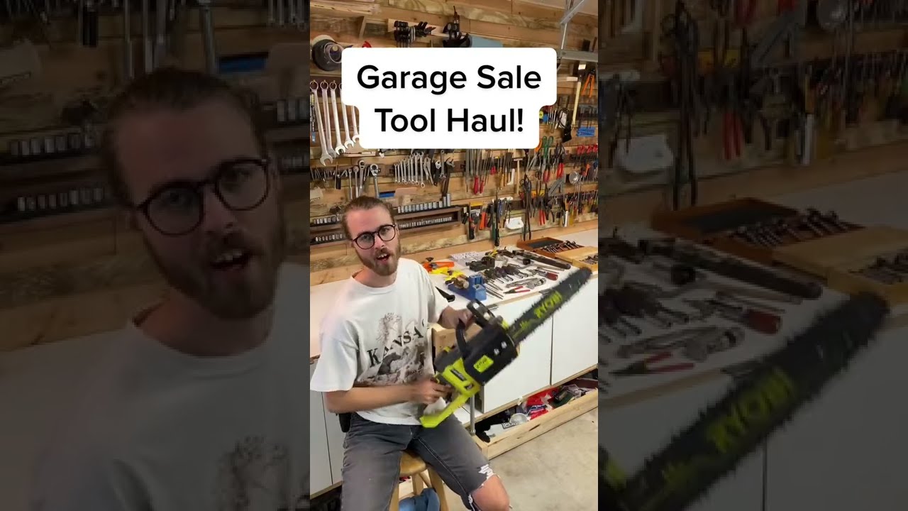 Garage Sale Tool Haul - YouTube