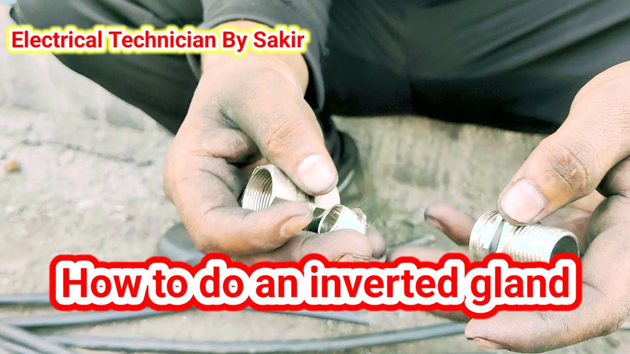 How to do an inverted gland // The right way to do glanding - YouTube