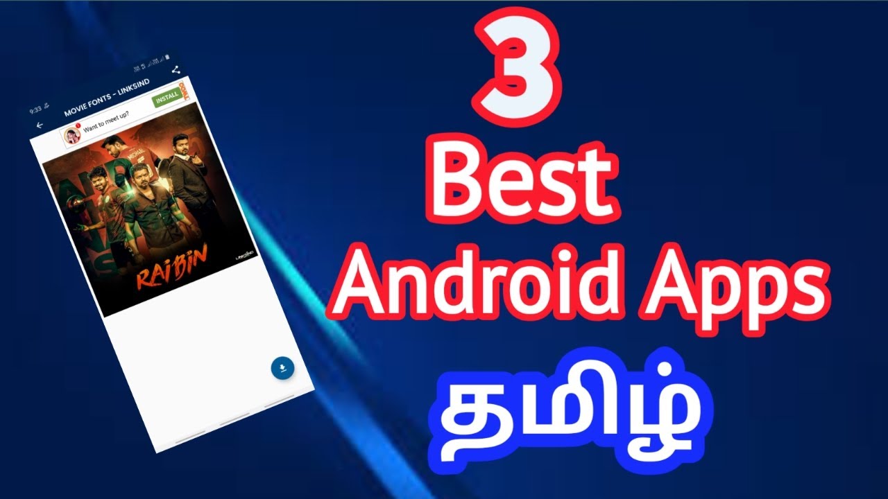 Best Android Apps for Mobile -Tamil Tamil TECHNICAL World - YouTube