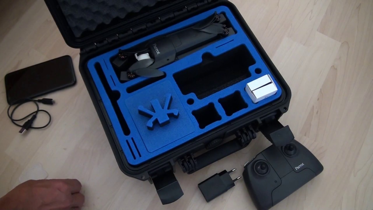 Profi Koffer / Transportkoffer für Parrot Anafi von MC-CASES - YouTube