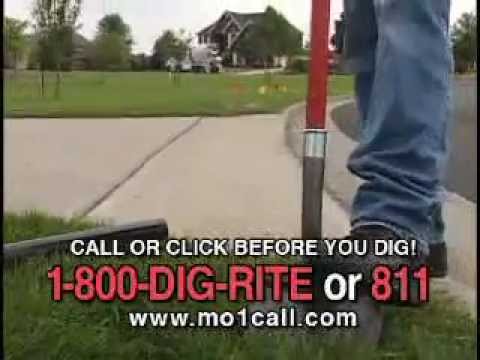 Homeowner Digger: Missouri One Call Systems 2009 - YouTube