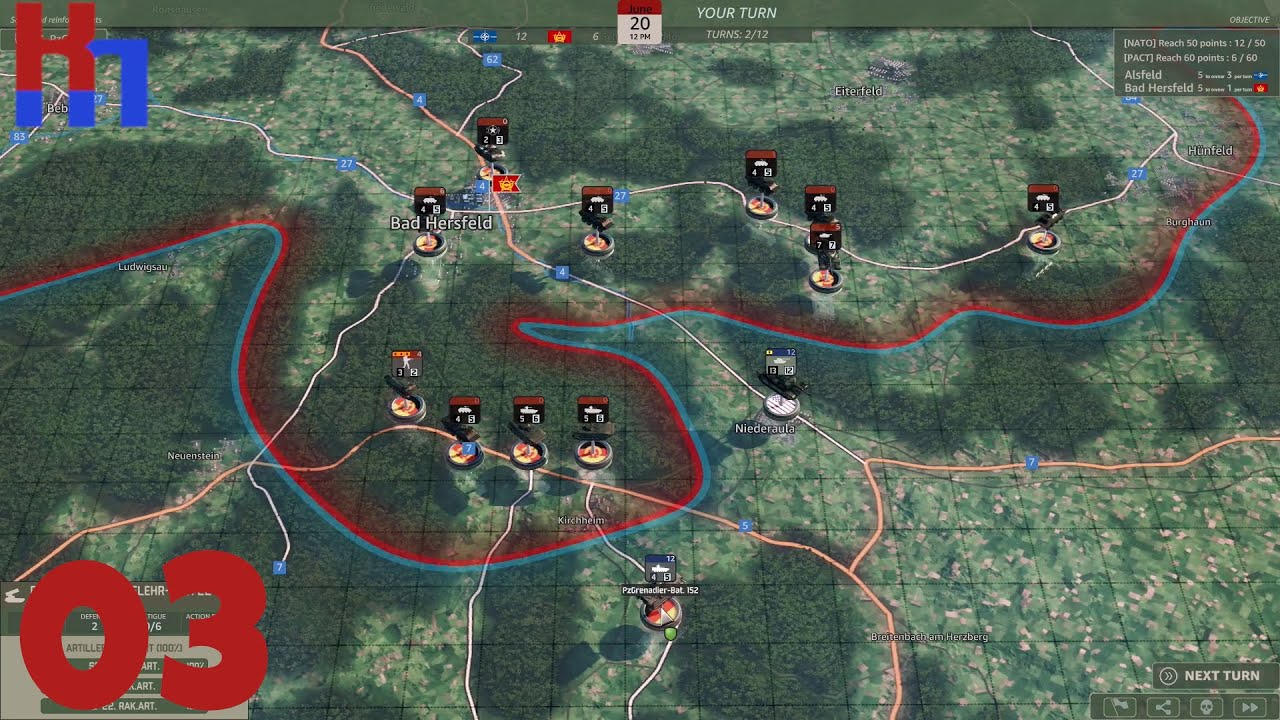 WARNO - Army General: Bruderkrieg (NATO) #03 - YouTube
