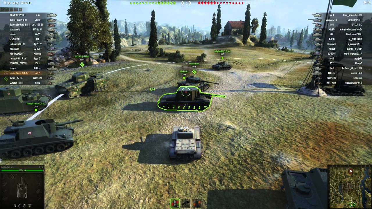World of Tanks * 19 M41 HMC / AT 2 / T29 v HD - YouTube