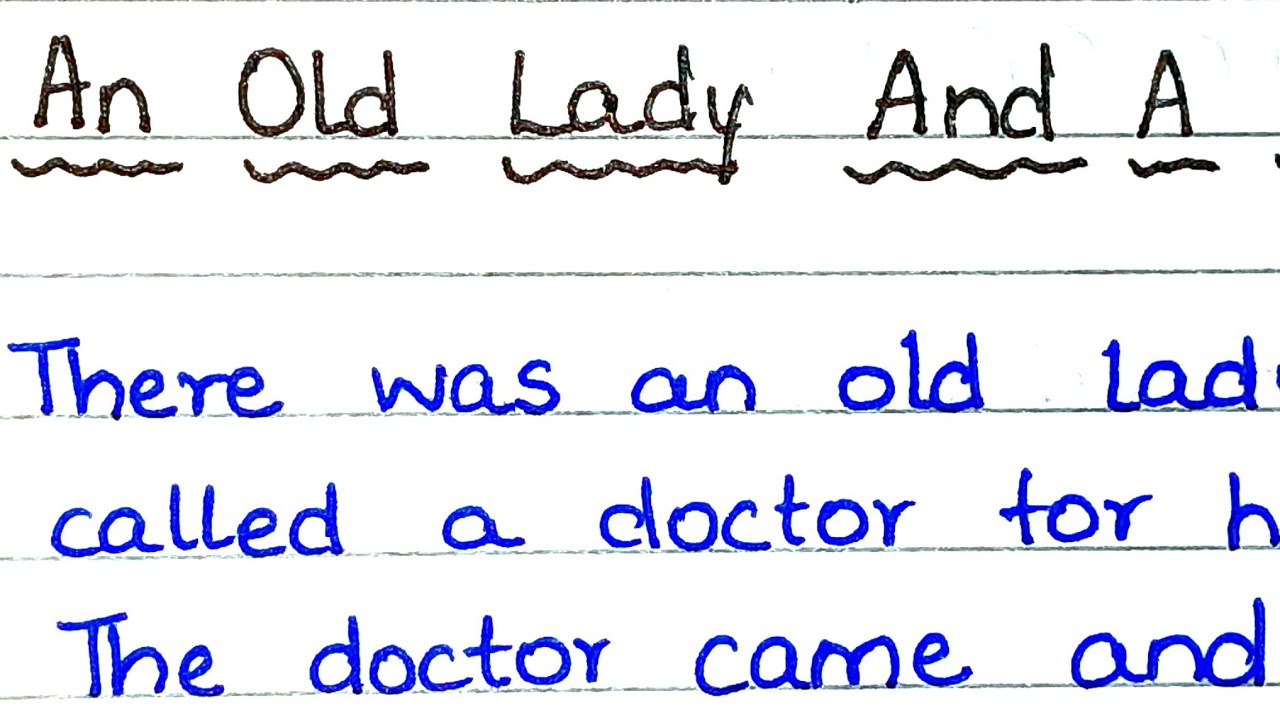 Story of an old lady and a doctor / An old lady and a dishonest doctor ...
