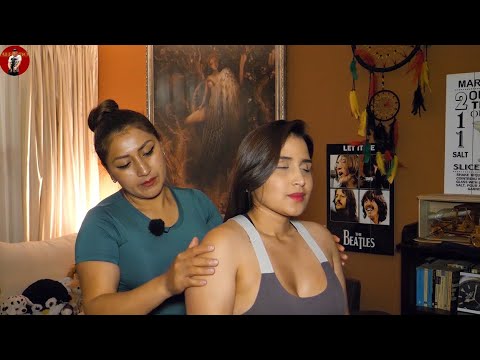 ASMR TRIGGER, NELSY`S ASMR FEMALE FULL BODY MASSAGE, foot, back, neck and head massage - YouTube