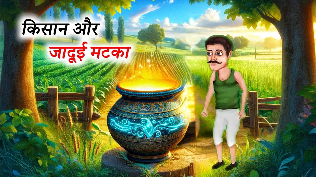 किसान और जादूई मटका | Farmer and Magic Pot | Hindi Moral Stories ...