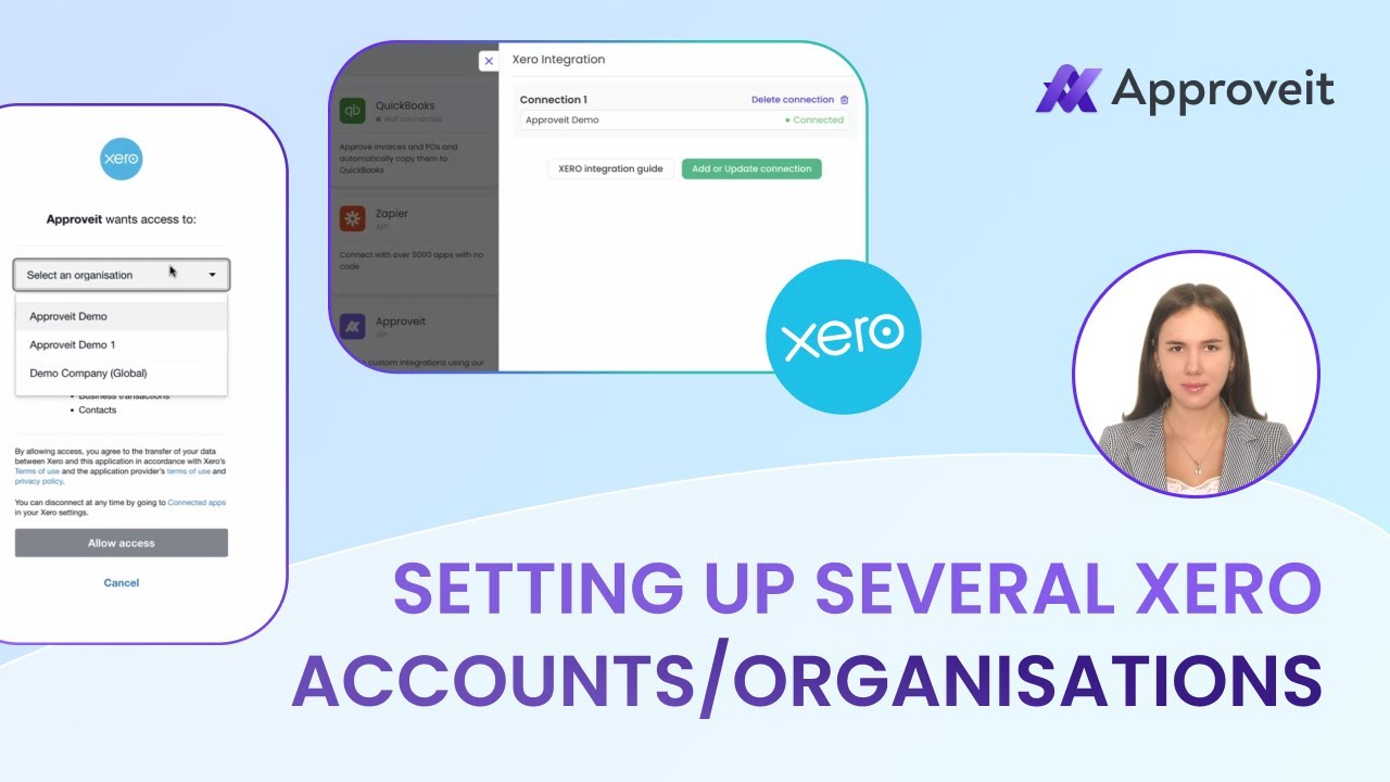How to connect and manage multiple Xero accounts in Approveit: A step-by-step guide - YouTube