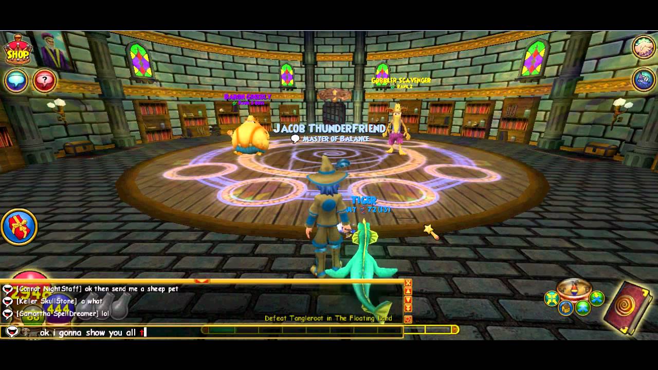 Wizard101 New feb 10th and gear items (New pig spells) - YouTube