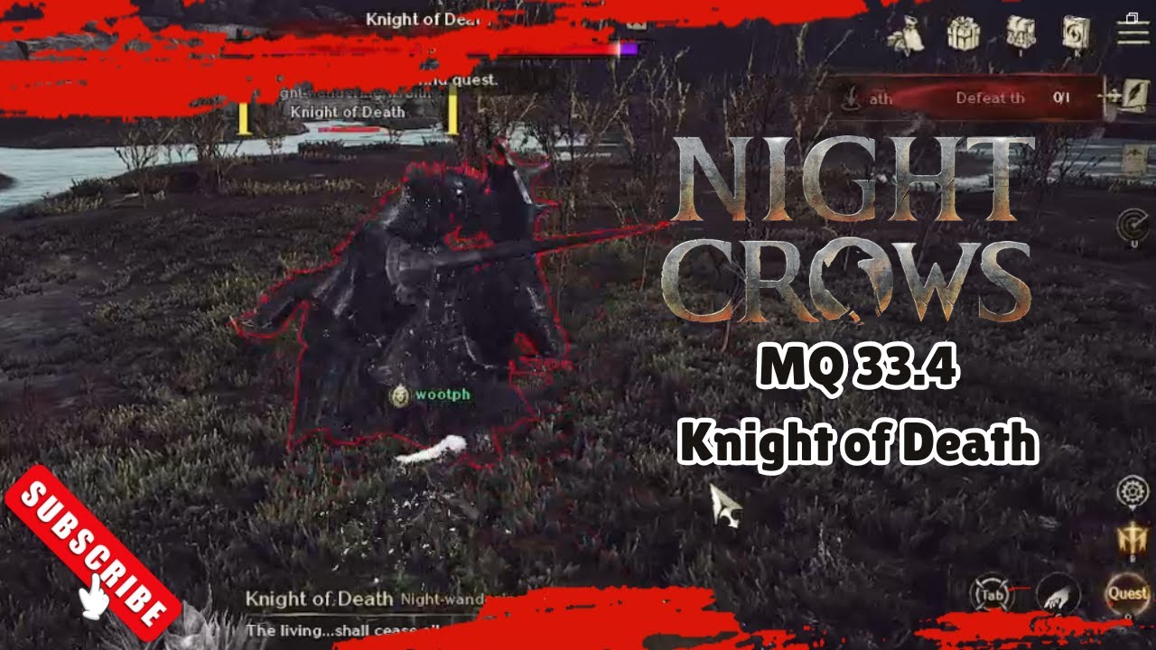 Night Crows: MQ 33.4 Knight of Death Nerfed Edition #nightcrows - YouTube
