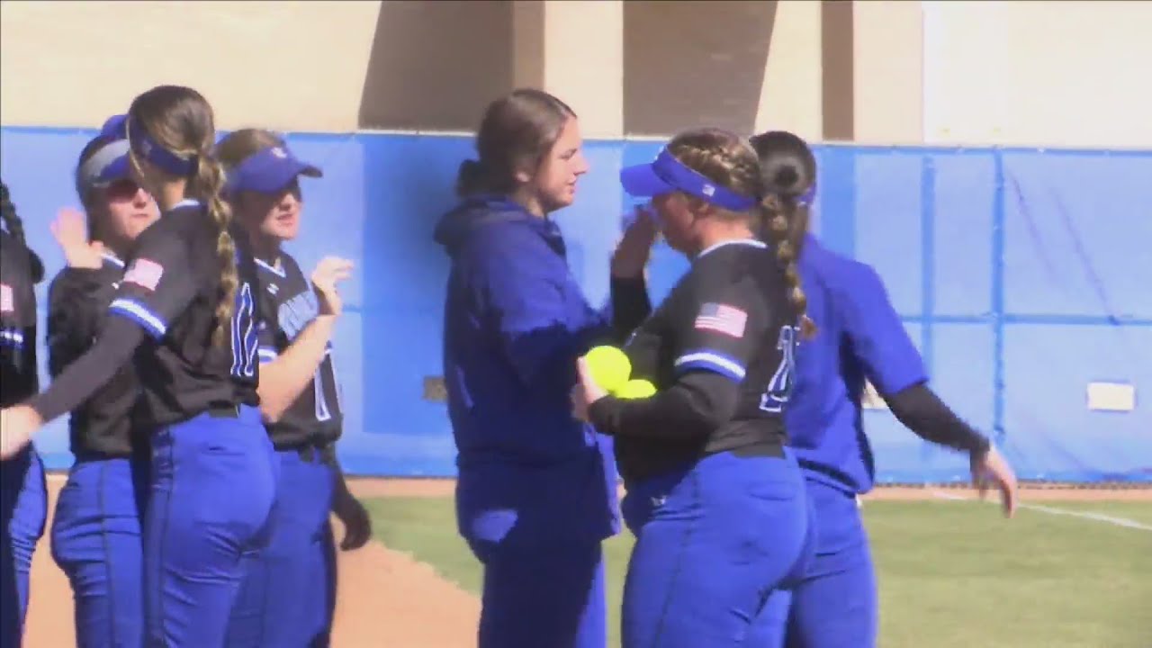 Odessa College Softball beats two teams in doubleheader - YouTube