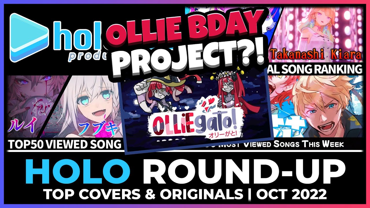 WE WERE IN A SECRET OLLIE BIRTHDAY PROJECT?! HOLOLIVE MONTHLY ROUND-UP ...