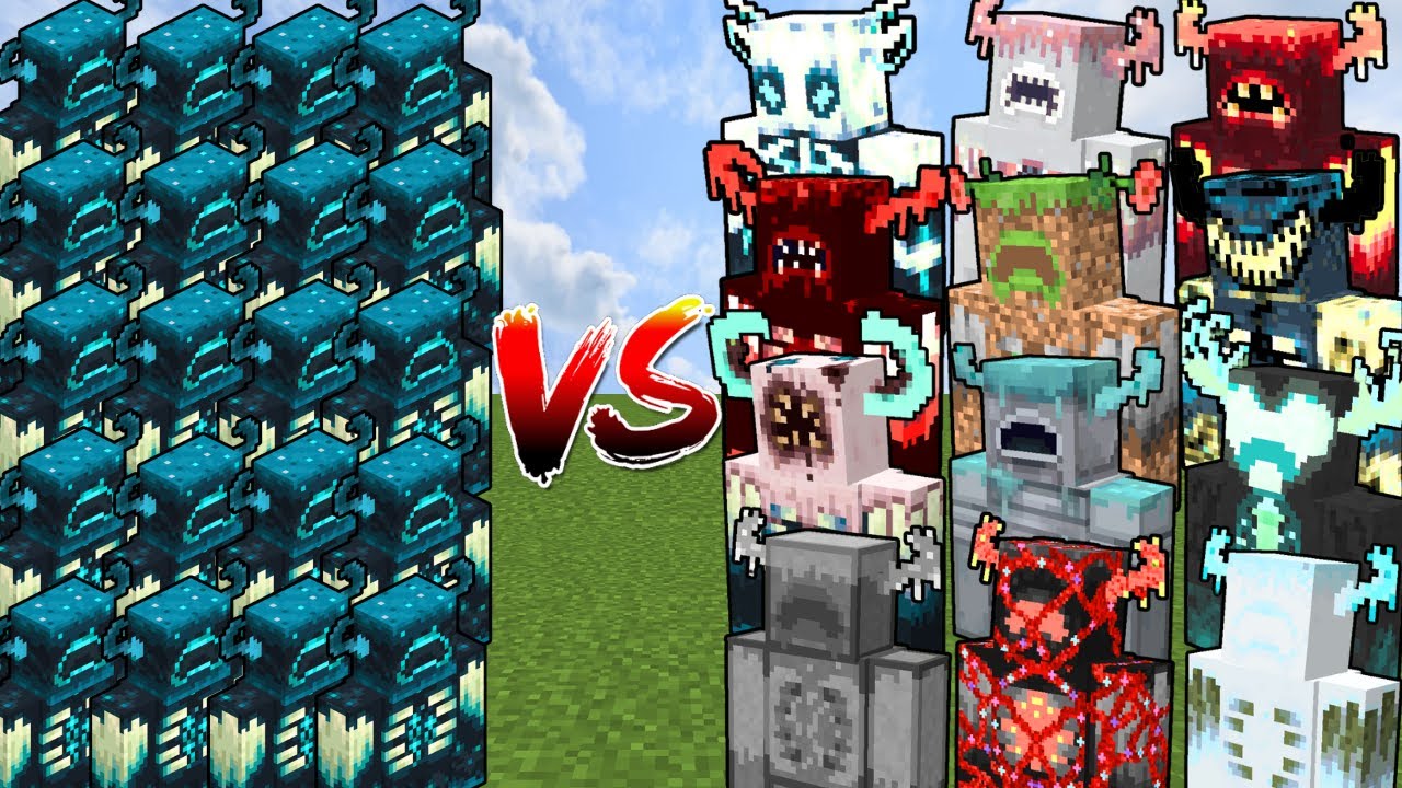 how many wardens to beat every minecraft extra wardens - YouTube
