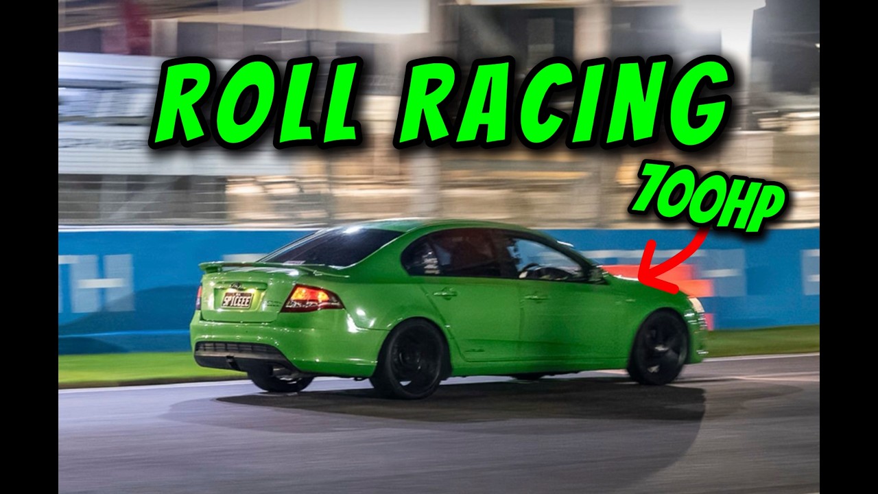 Roll Racing in a 700HP XR6 Turbo! - YouTube