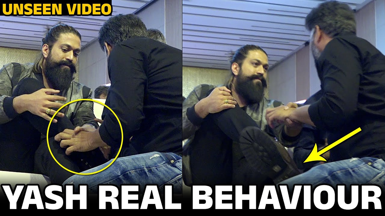 Rocking Star Yash Real Behaviour | Yash Exclusive Visuals | KGF 2 ...