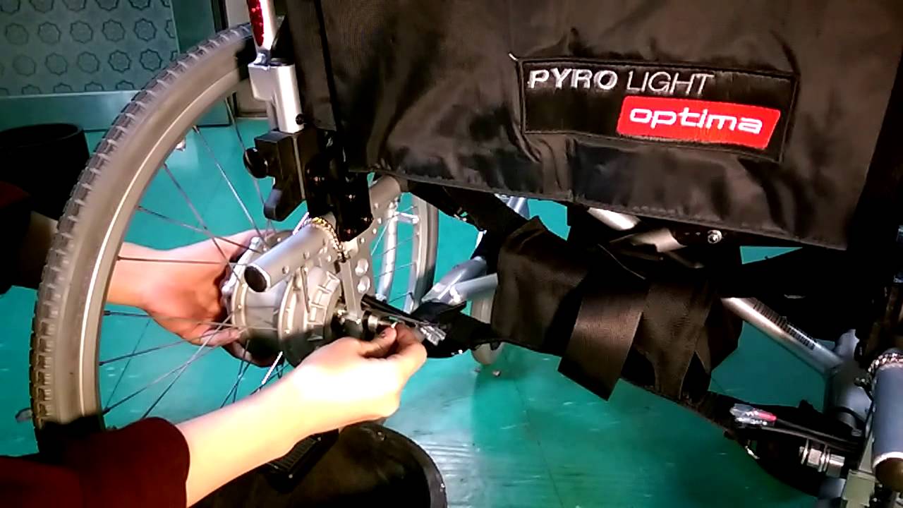 Power Kit for Wheelchair on B+B Wheelchair | Elebike SA175C3 - YouTube