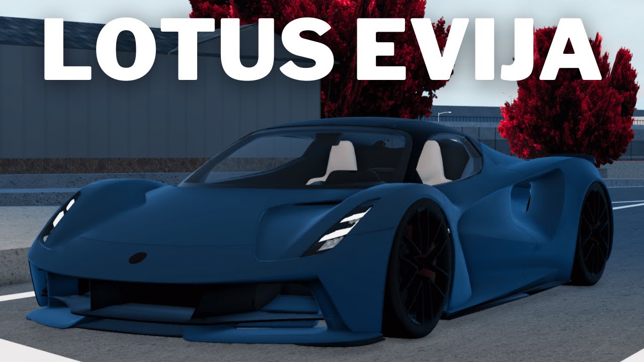 The Lotus Evija in Roblox Driving Empire - YouTube