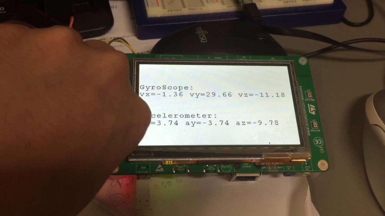 Stm32cubemx Stm32f7 Disco I2c Interface Spi Interface Get Data From 5405