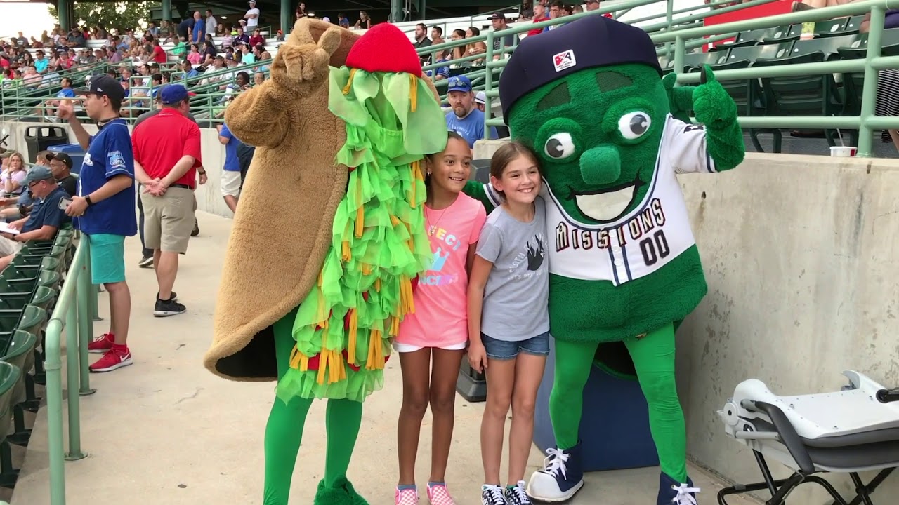 San Antonio Missions Baseball Mascot