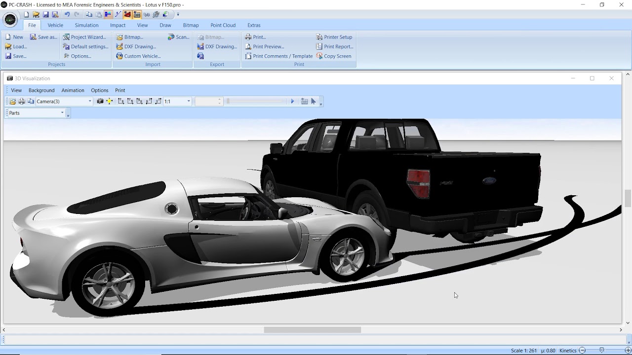 PC-Crash 11.1: Shadows & Reflect‭ons - YouTube