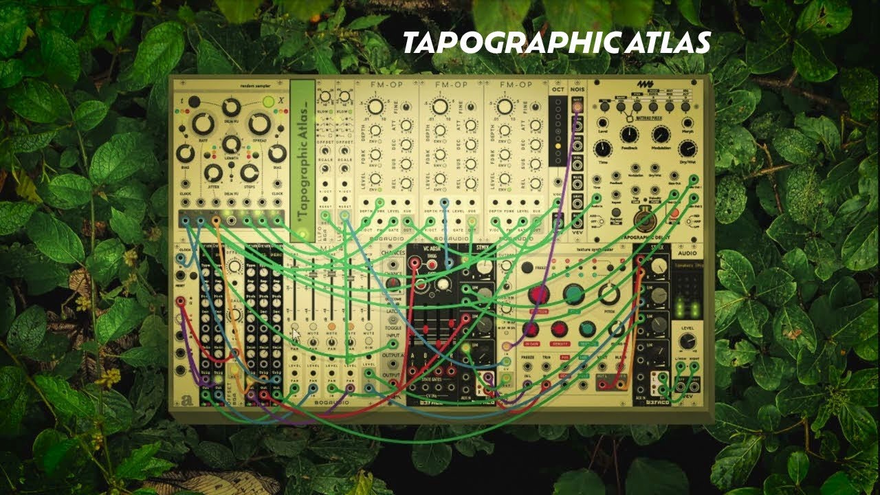 Tapographic Atlas - VCV Generative Ambient Techno Patch #vcvrack - YouTube