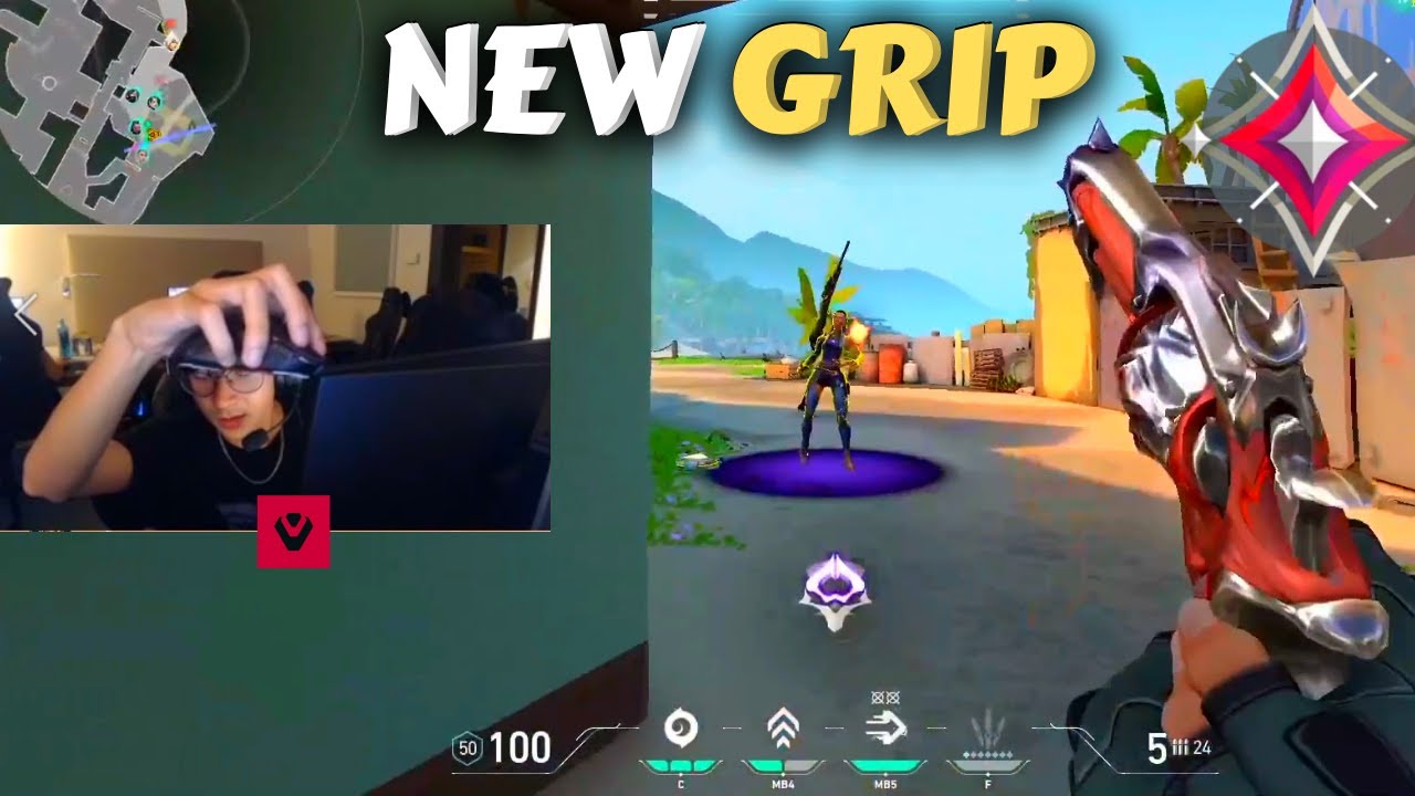 TenZ Dominates EU Ranked With New Mouse Grip | TenZ Stream - YouTube