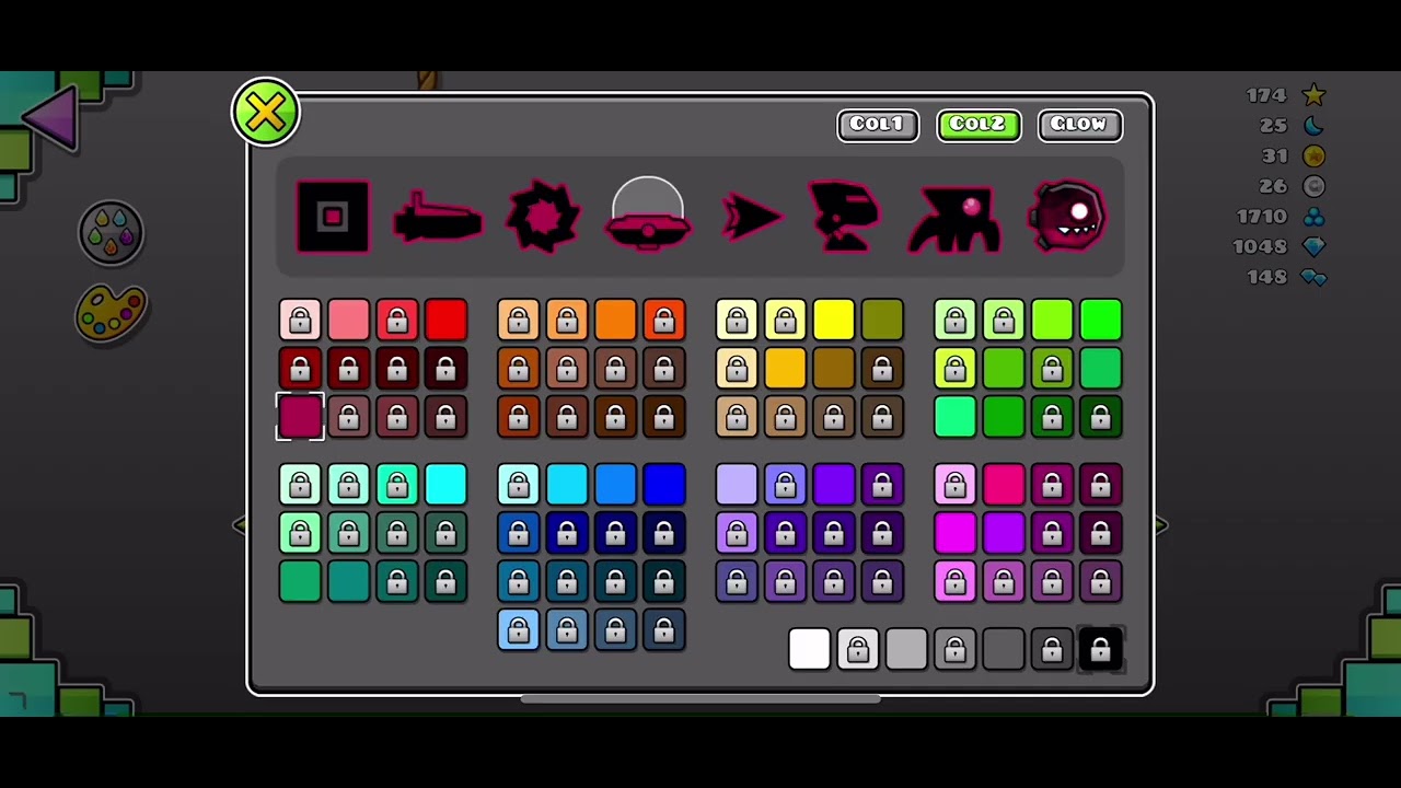 How to unlock glow in geometry dash without unlocking - YouTube