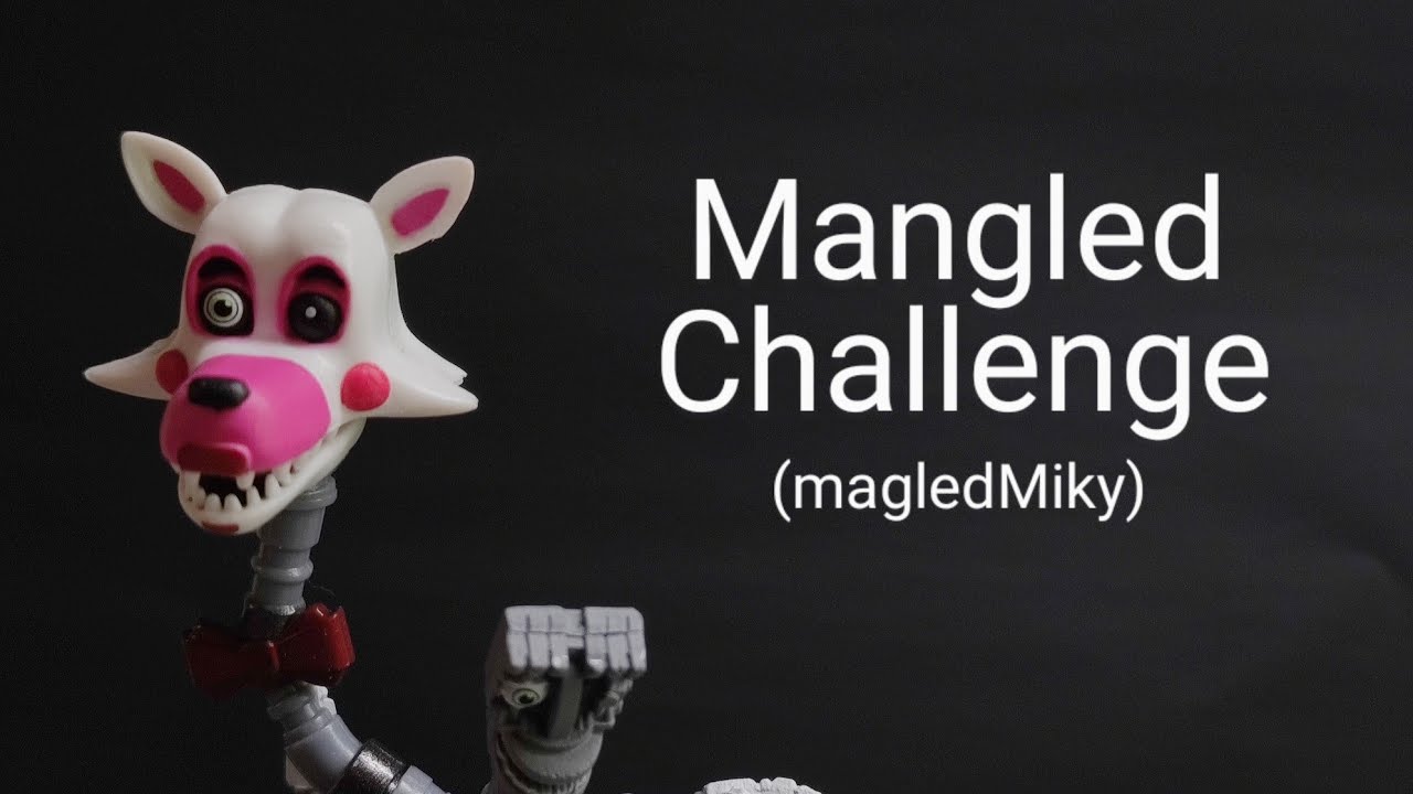 FNAF Stop Motion - MANGLED CHALLENGE #mangledMiky - YouTube
