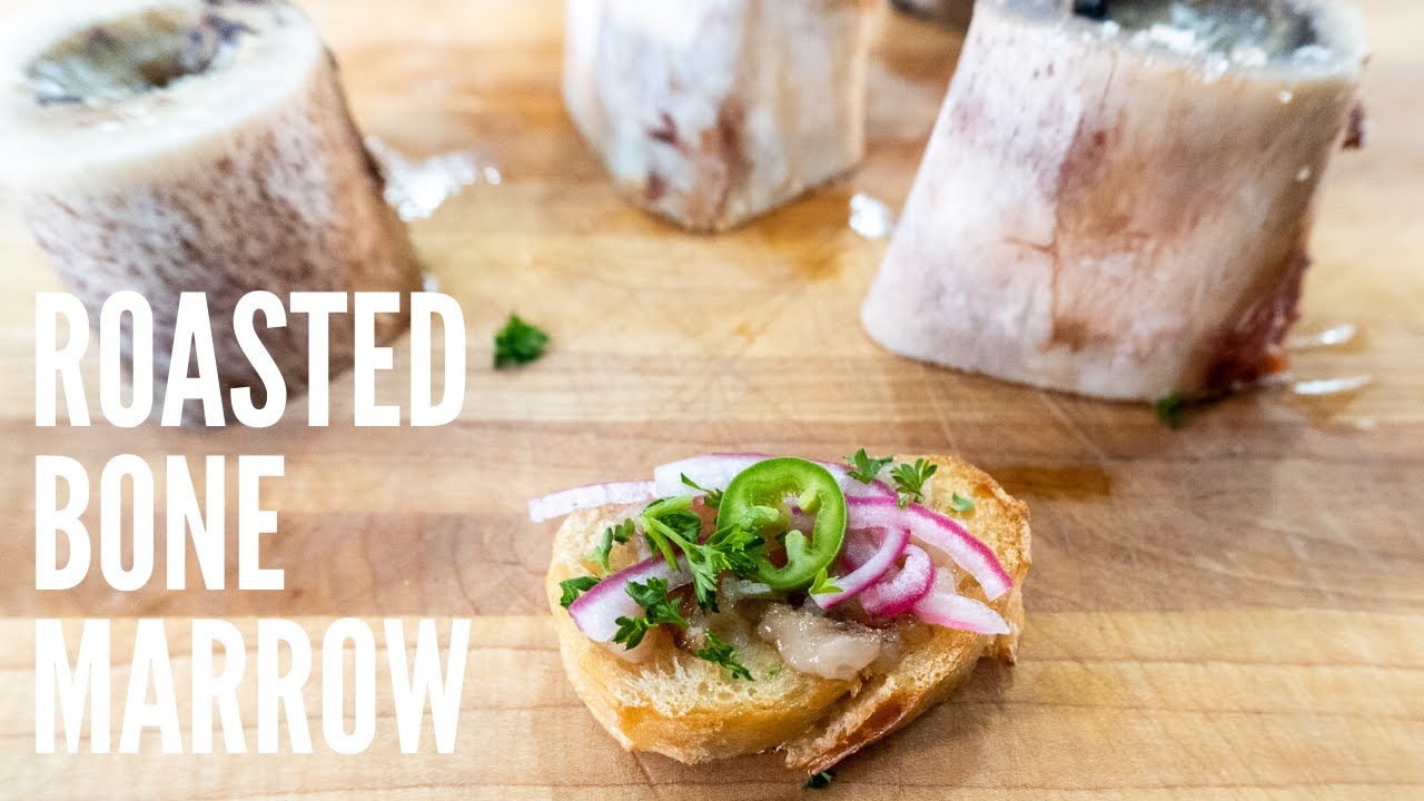 Quick and easy roasted bone marrow recipe: a fancy, but easy appetizer ...