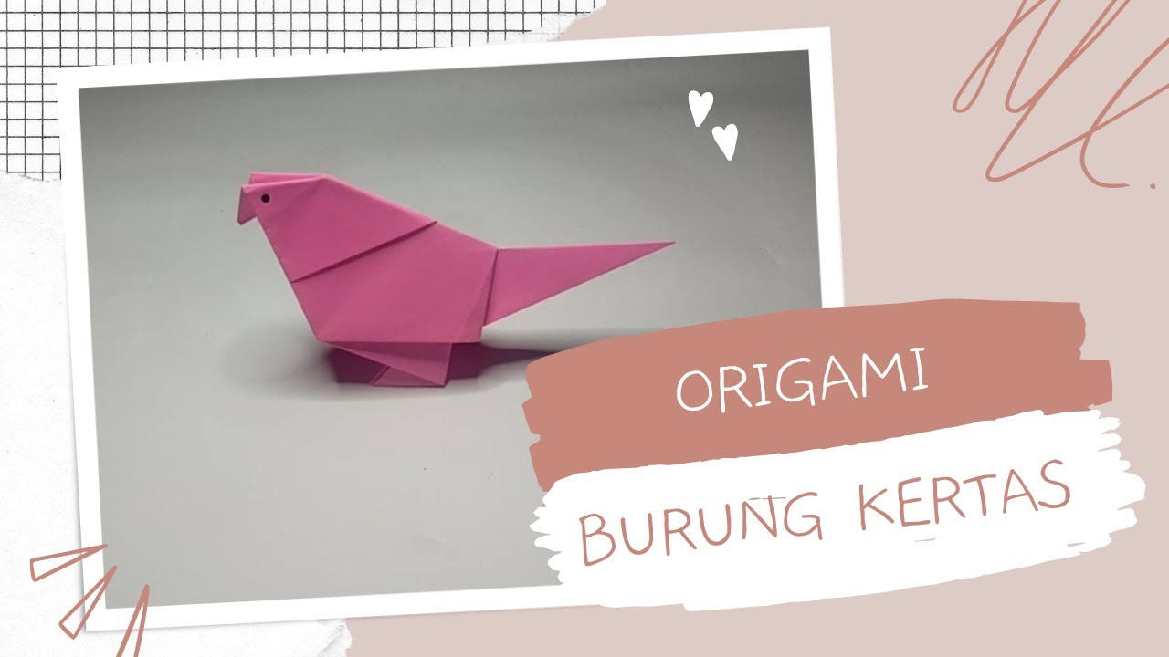 Cara Membuat Origami Burung Kertas | How To Make Origami - YouTube