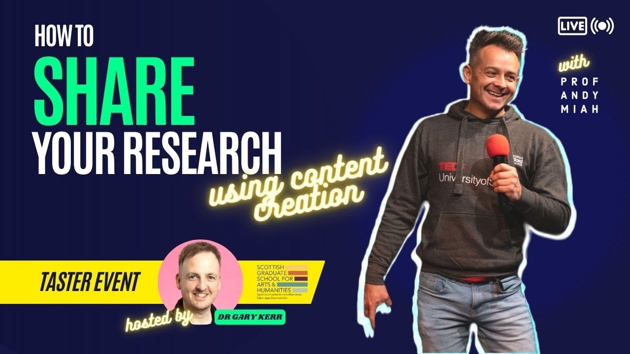 Sharing Your Research using Content Creation - YouTube
