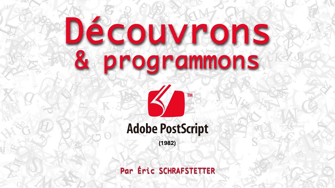 Découvrons et programmons : PostScript - YouTube