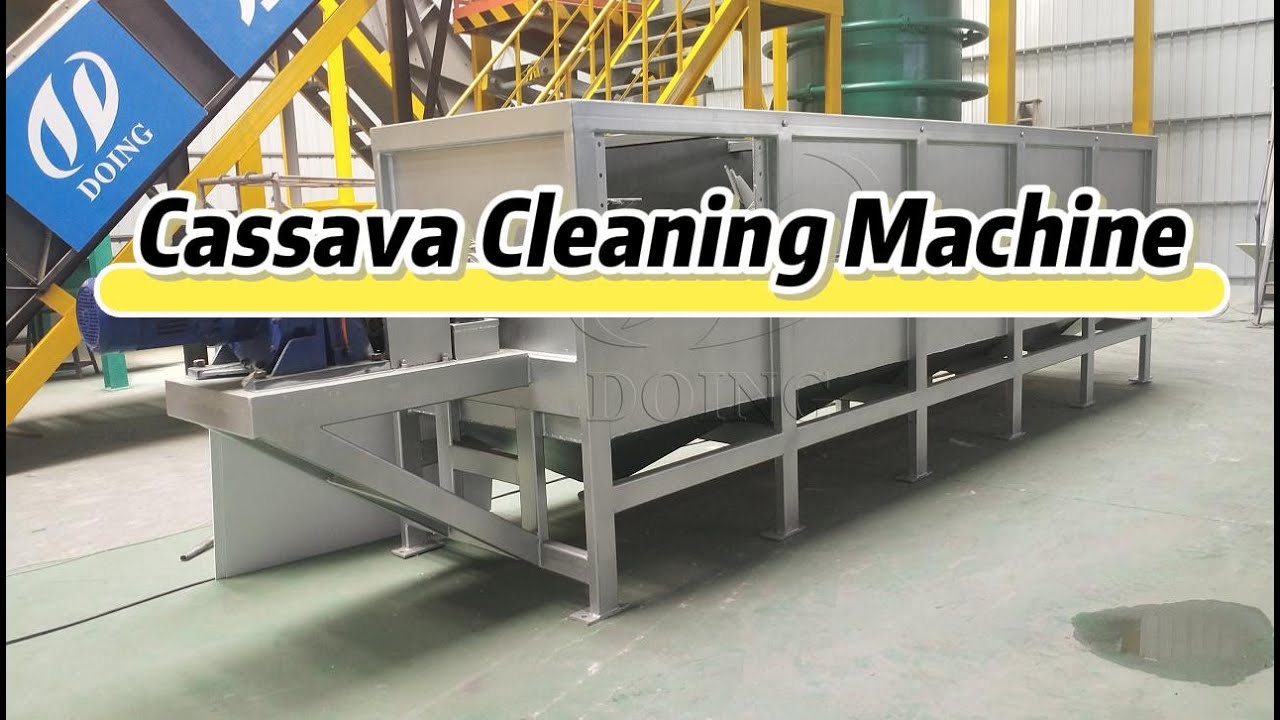 Agricultural Machinery-Cassava washing machine magically turn muddy ...
