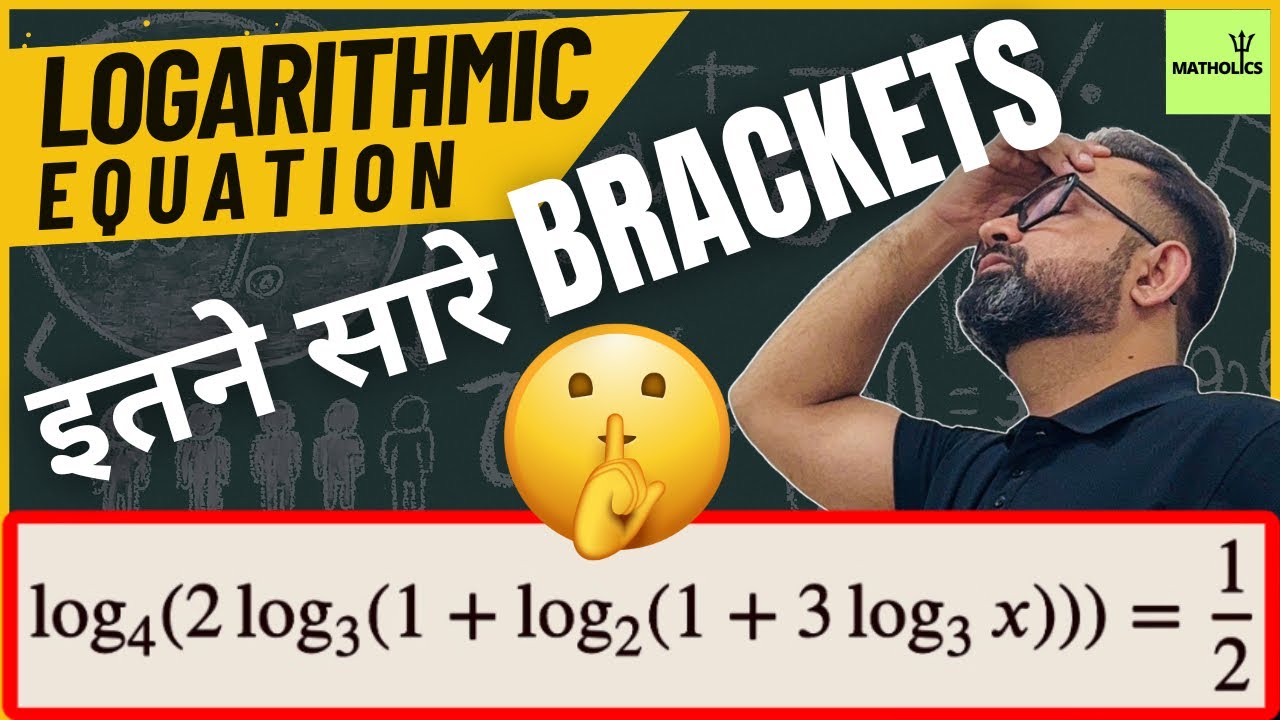Amazing Trick | Logarithmic Equations | Logarithms Class 11 Maths ...