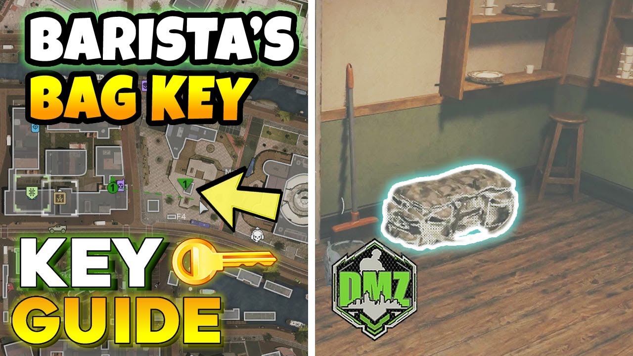 DMZ Barista's Bag Key Location Guide - YouTube