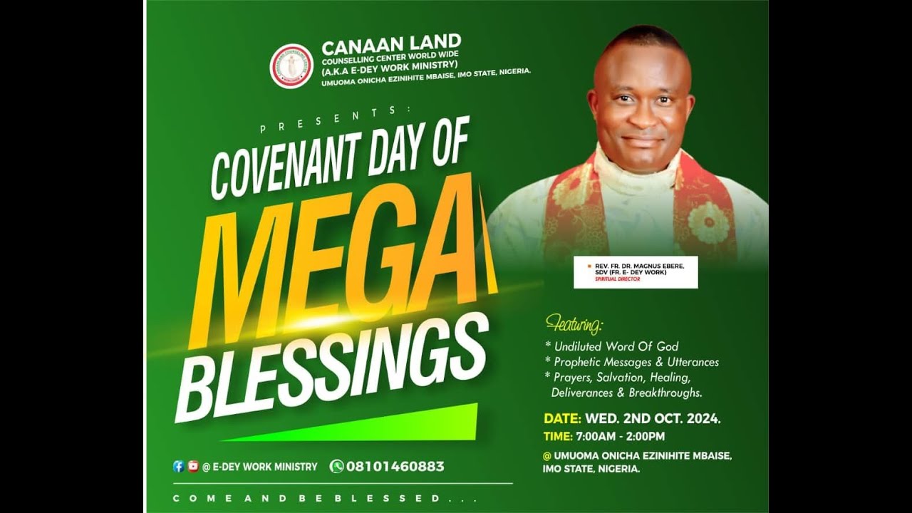 PROPHETIC REVIEW WITH REV FR MAGNUS EBERE SDV 7/10/2024 - YouTube