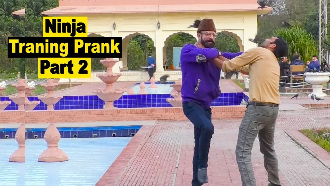 Ninja Training Prank Part 2 | Allama Pranks | Lahore TV | Karate Prank ...