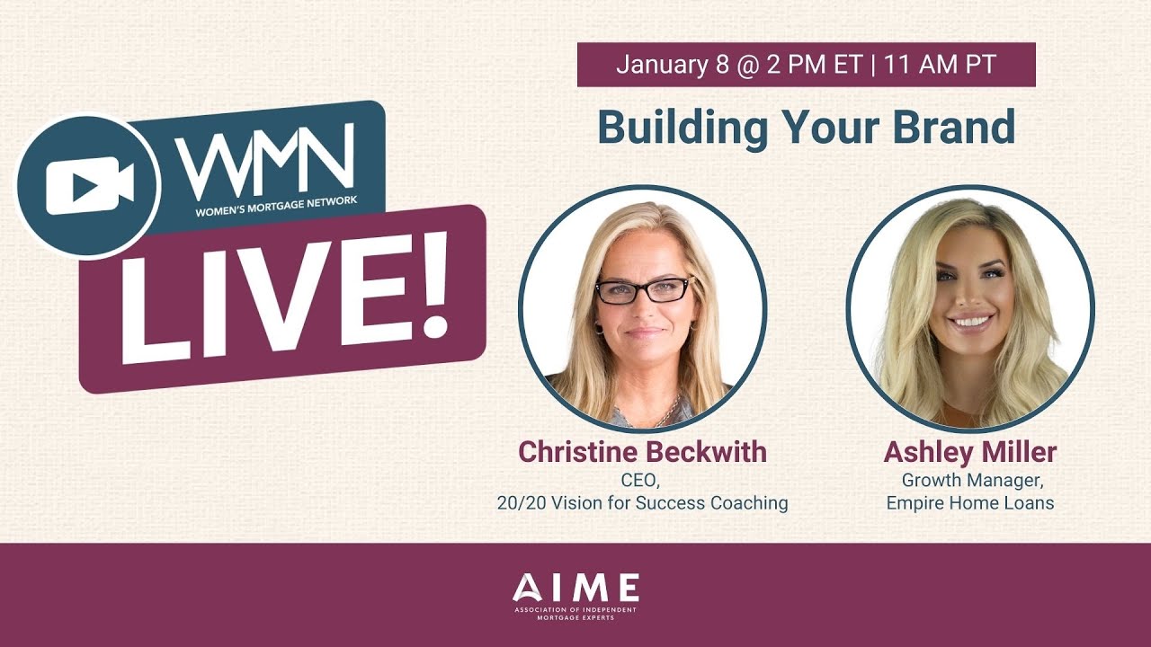 WMN Live! Building Your Brand - YouTube
