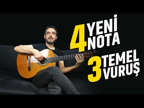 Gitar Dersi 3 | Notaları Öğren | Nota Değerleri | Parmak Isıtma Egzersizleri