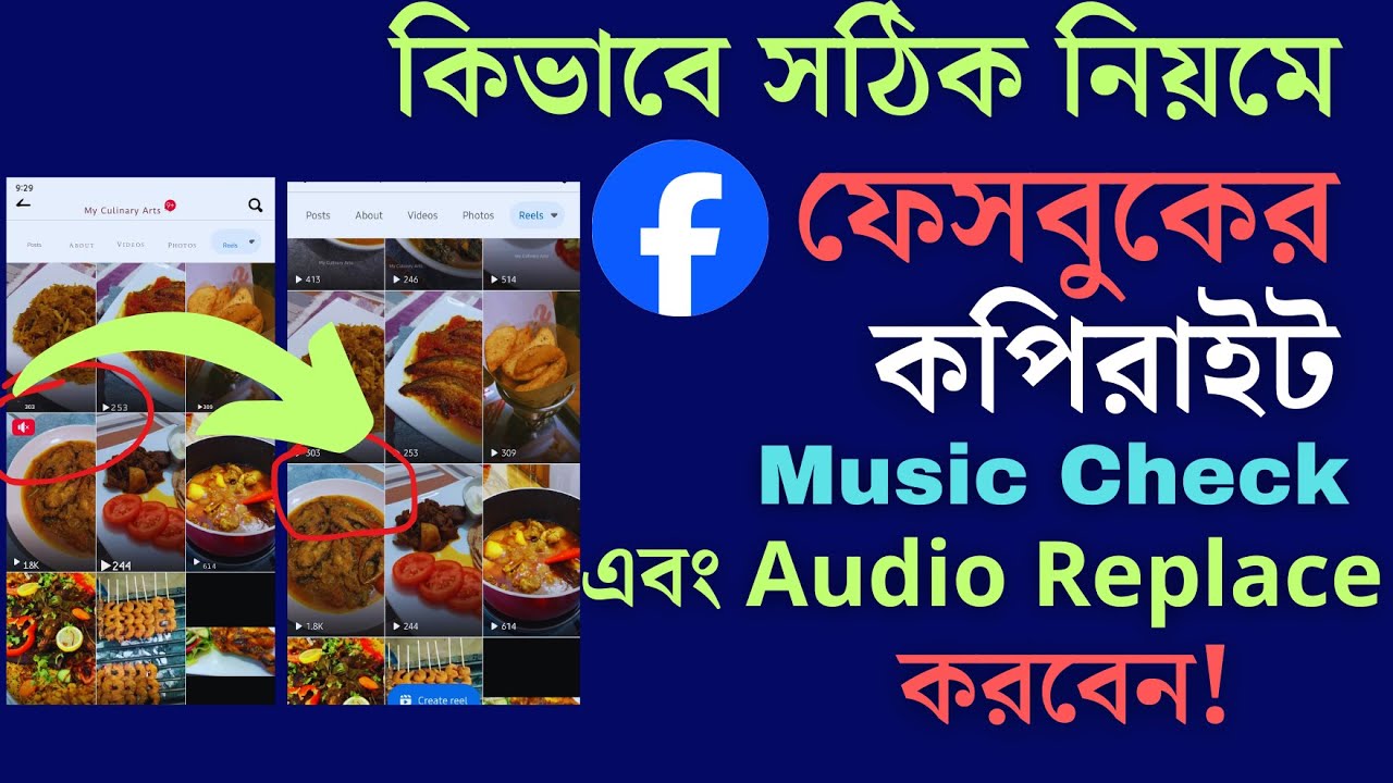How To Check Facebook Copyright Music And Replace Audio || Replace And ...