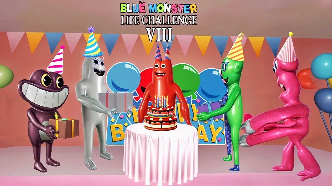 Garden of Banban 8 Mobile - Blue Monster Life Challenge 8 | Chapter 3 ...