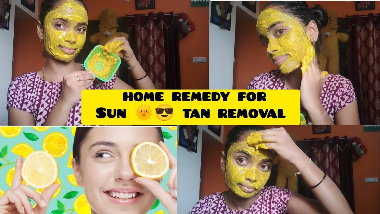 Home remedy for skin (🌞)tan removal ./ natural / glowing skin care ☀️ ...