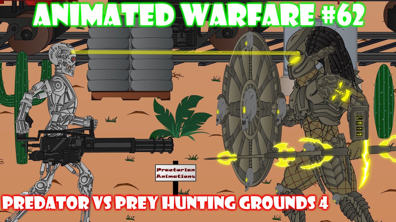 Predator Vs Prey Hunting Grounds 4 | Animated Warfare #62 - YouTube