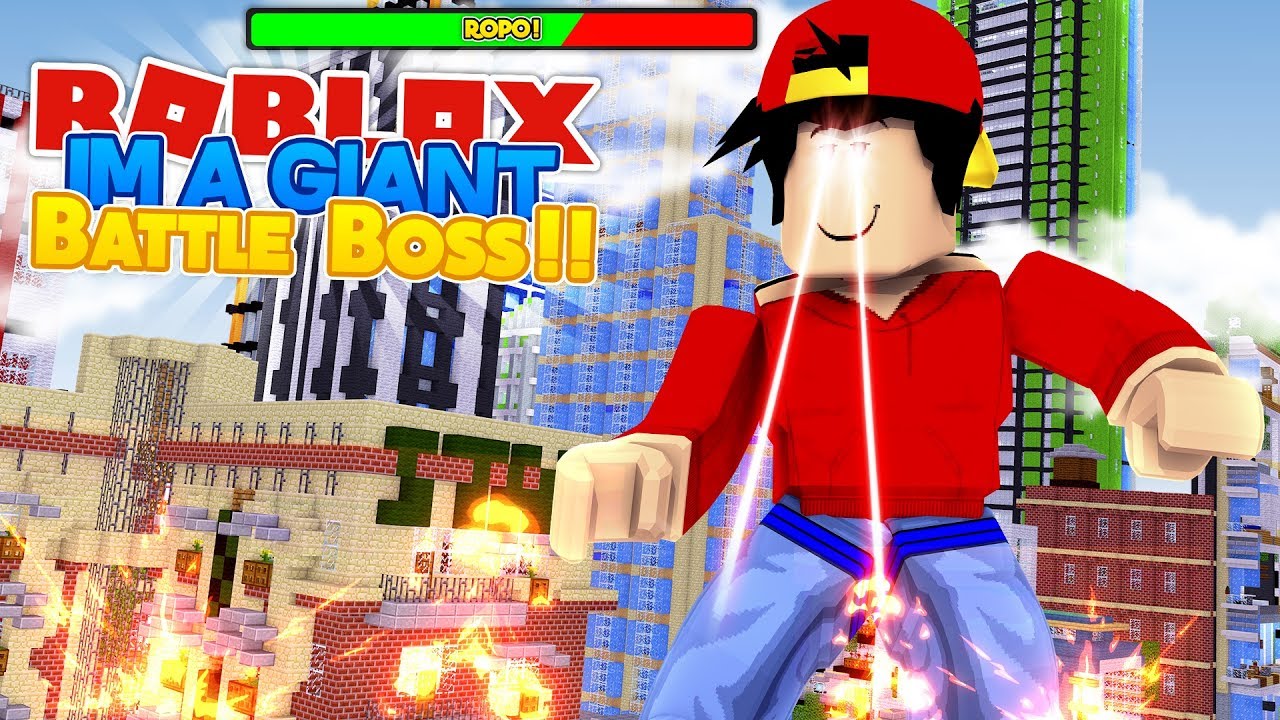 ROBLOX Adventure - ROPO THE GIANT BATTLE BOSS!!! - YouTube