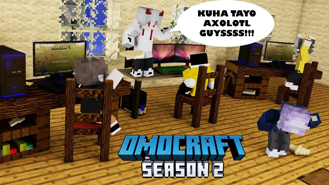 OMOCRAFT Ang bago kong nahuling pet? ft. OMOFRIENDS || Minecraft ...
