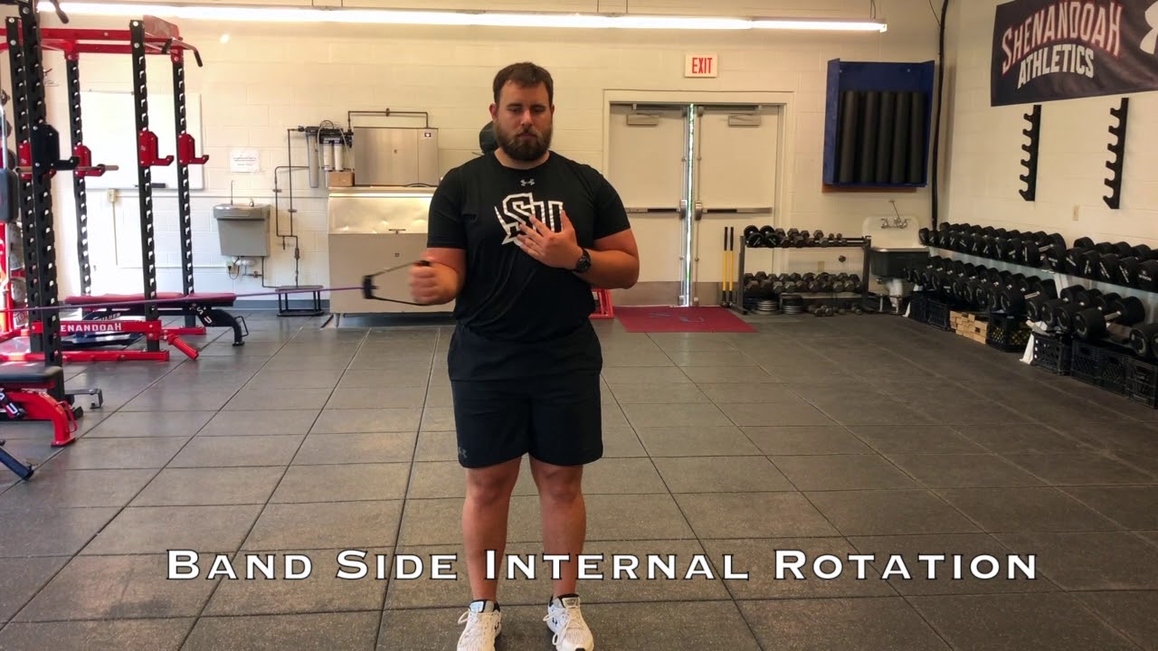 Band Side Internal Rotation - YouTube