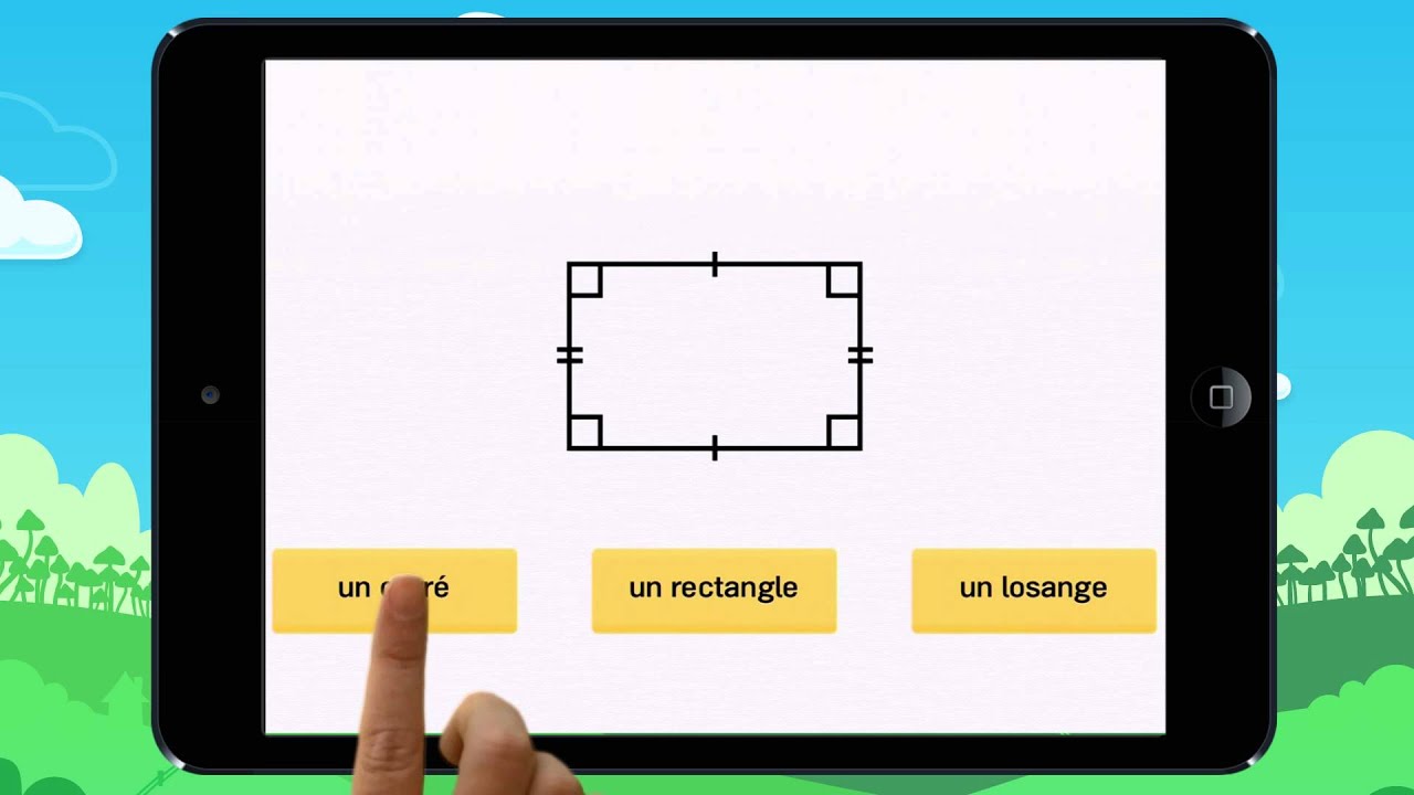 Vidéo 12 Quel est le nom de cette figure Un carré, un rectangle ou un ...