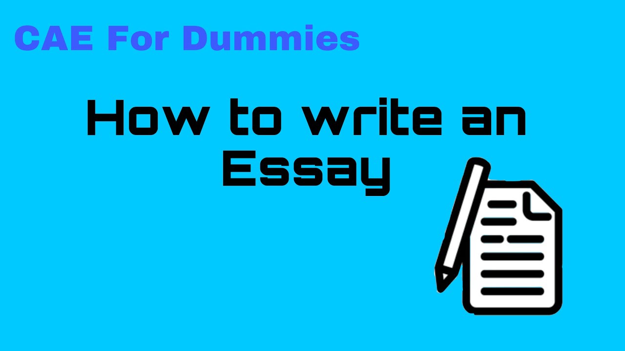 How to write an Essay for the CAE Exam | English Tips and Tricks - YouTube