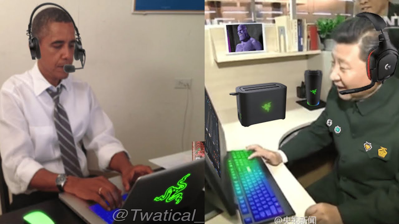 Xi makes Obama Gaming disappear - YouTube