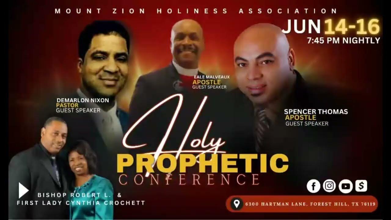 Mount Zion Holiness Church Holy Prophetic Conference Trailer 🔥 - YouTube